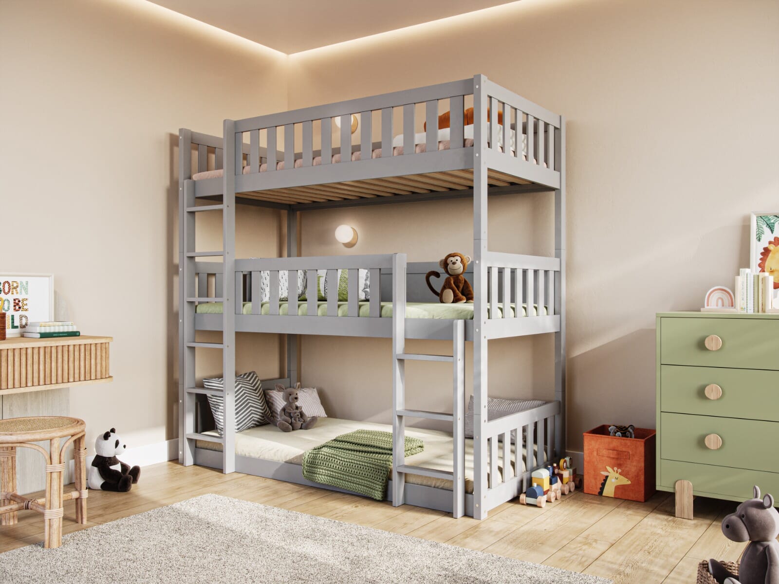 Triple Bunk Beds | FREE Next Day Delivery | Durable & Versatile